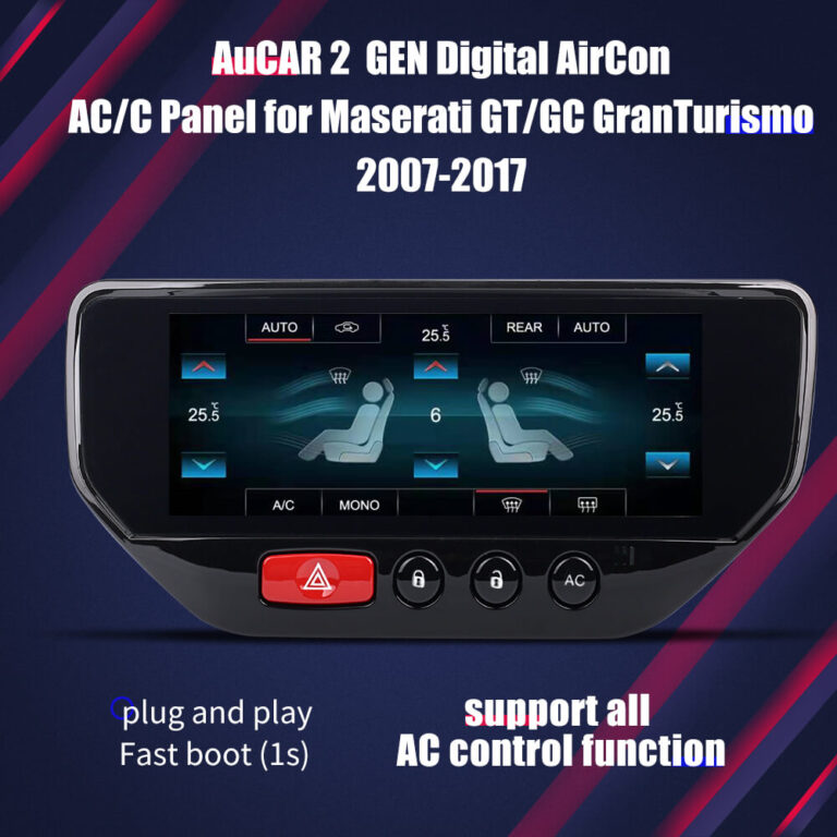 Best AuCAR 2 GEN Digital AirCon AC/C Panel for Maserati | Aucarauto