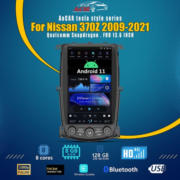 OPEN BOX AUCARAUTO 13.6“ Tesla Android System Car Radio Multimedia GPS ...