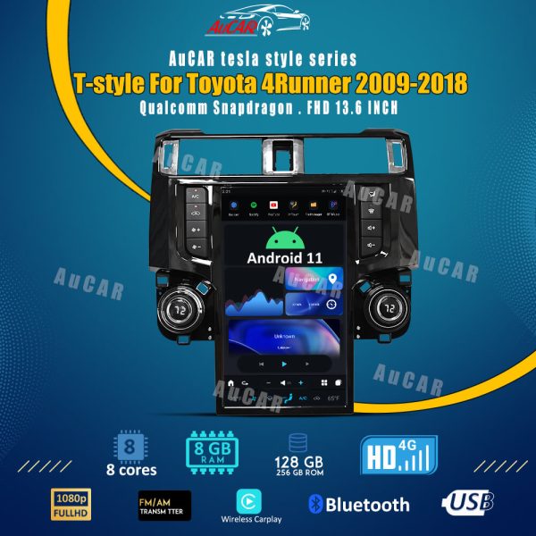 AuCAR Tesla style head unit 13.6 inch FHD Android System Car Radio ...