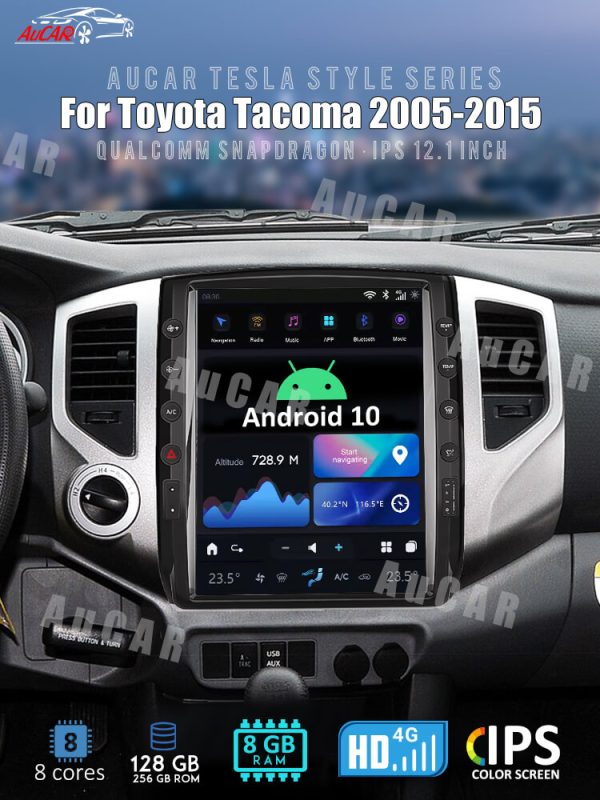 Aucar's Best Tesla Android 11 Aucar Toyota Tacoma 2005-2015 Android ...