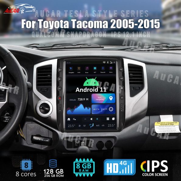 Aucar's Best Tesla Android 11 Aucar Toyota Tacoma 2005-2015 Android ...