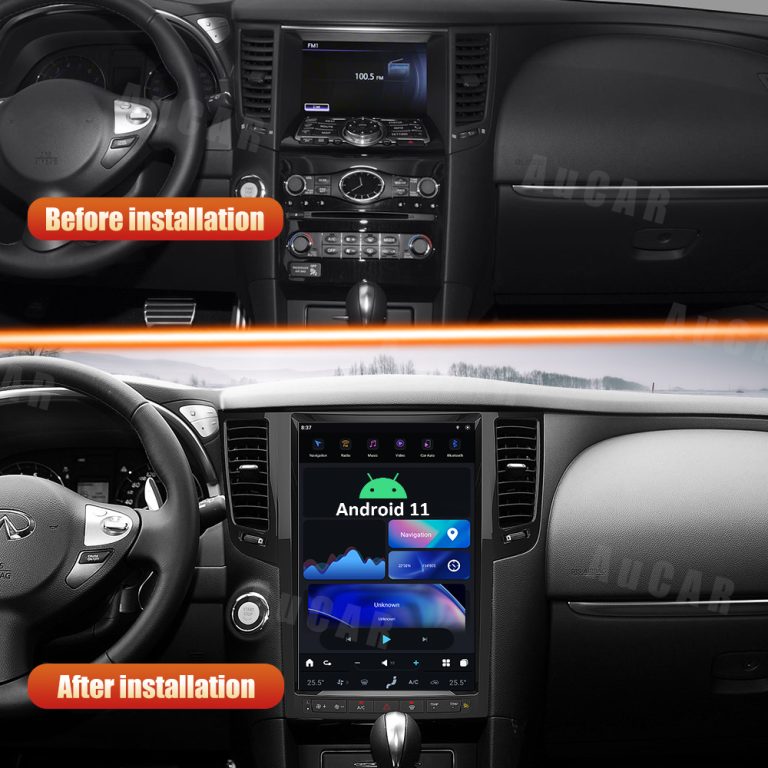 Aucar's Best Tesla Android 11 Aucar Infiniti FX35 FX37 FX50 QX70 2009 ...