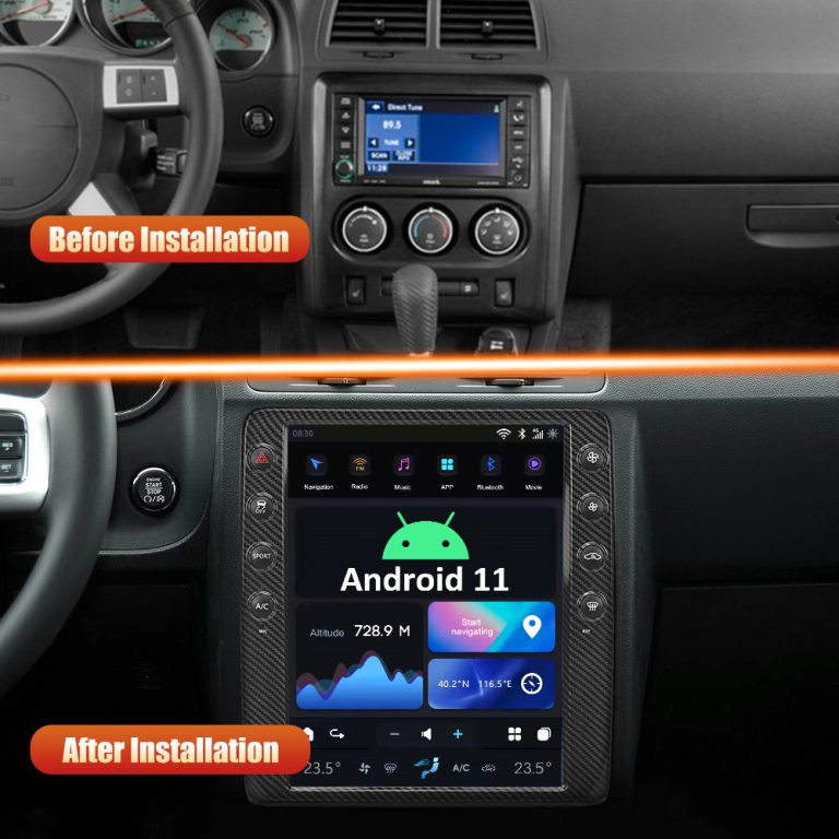 Aucar's Best Tesla Android 11 Aucar Dodge Challenger Android Module ...