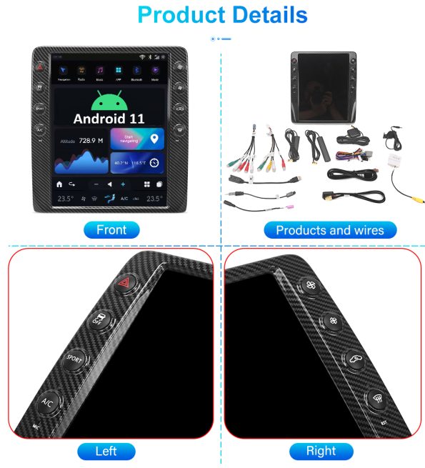 Aucar's Best Tesla Android 11 Aucar Dodge Challenger Android Module ...