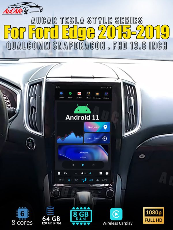 Aucar's Best Tesla Android 11 Aucar Ford Edge Android Module | Aucarauto