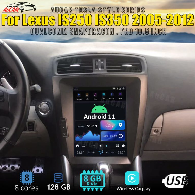 Aucar's Best Tesla Android 11 Aucar Lexus IS250 IS350 Android Module ...