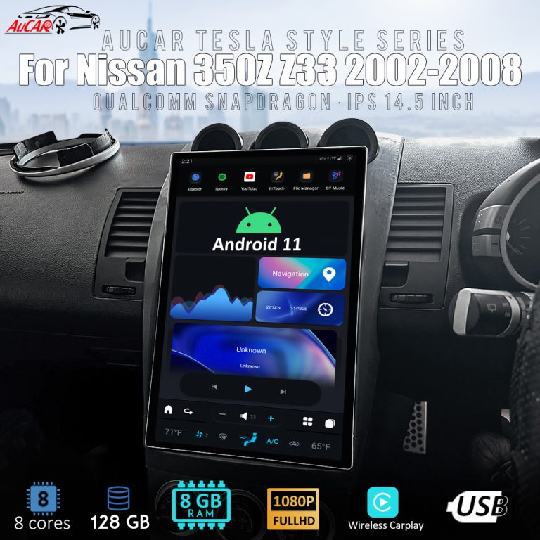 Aucar's Best Tesla Android 11 Aucar Nissan 350Z Z33 Android Module ...