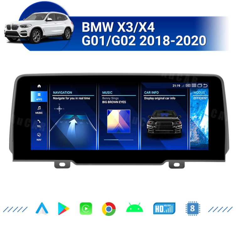 Aucar's Best Android 13 Aucar For BMW X3/X4 G01/G02 2018-2020 Car ...