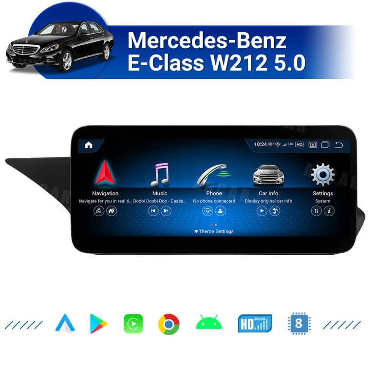Best AuCAR Android Head Unit Car Video For Mercedes-Benz E-Class W212 5 ...