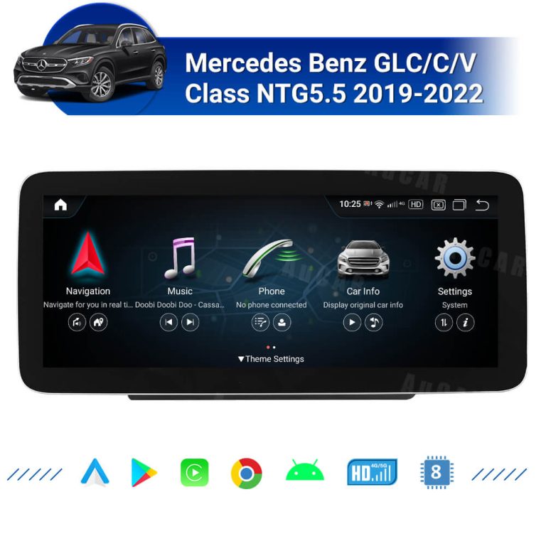 Best AuCAR Android Head Unit Car Video For Mercedes Benz GLC/C/V class ...