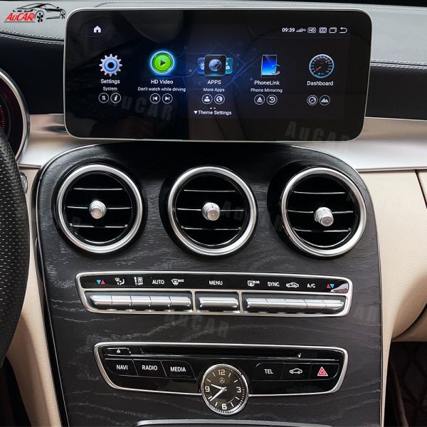 Best AuCAR Android Head Unit Car Video For Mercedes-Benz C-GLC-Class ...