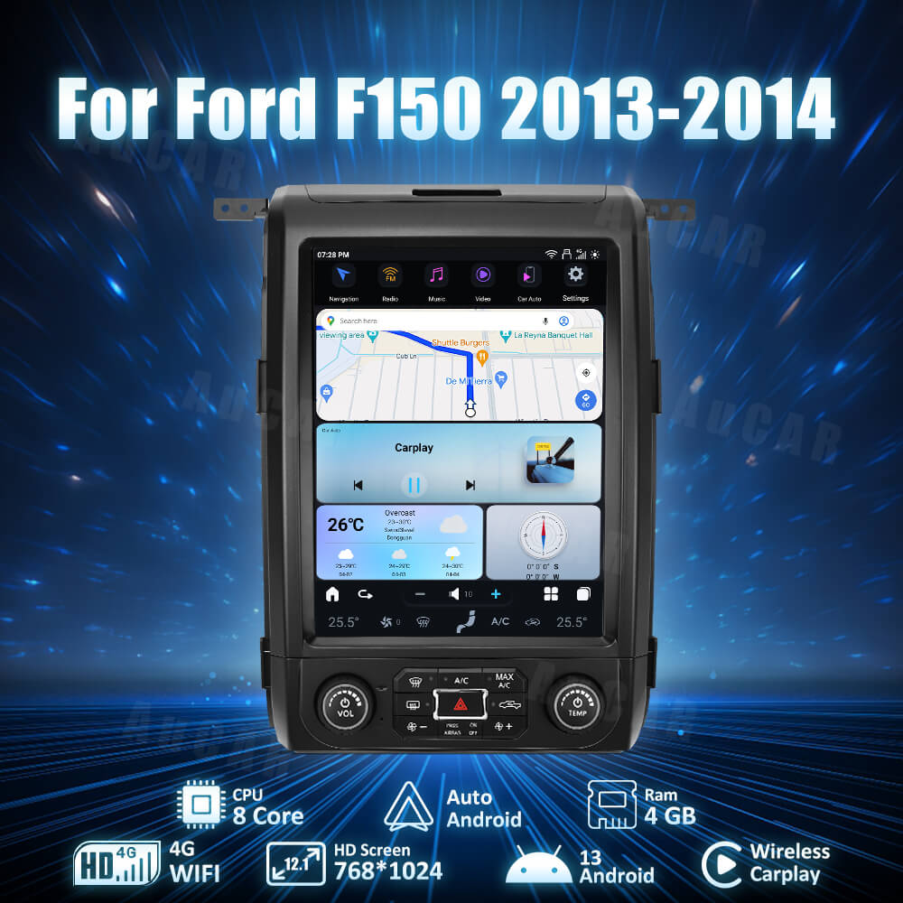 Aucar's Best Tesla Android 13 Aucar Ford F150 F250 Raptor 2009-2012 ...