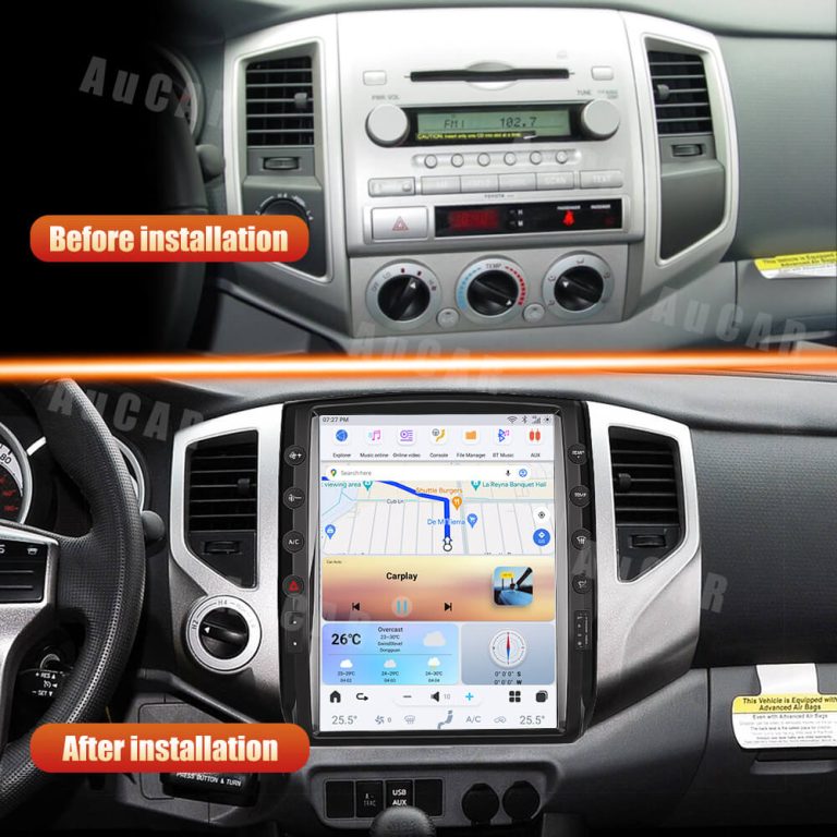 Aucar's Best Tesla Android 13 Aucar Toyota Tacoma 2005-2015 Android ...