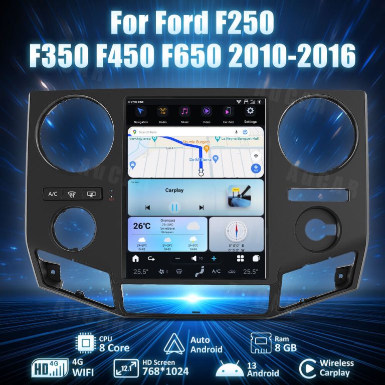Aucar's Best Tesla Android 13 Aucar Ford F250 F350 F450 F650 2010-2016 ...