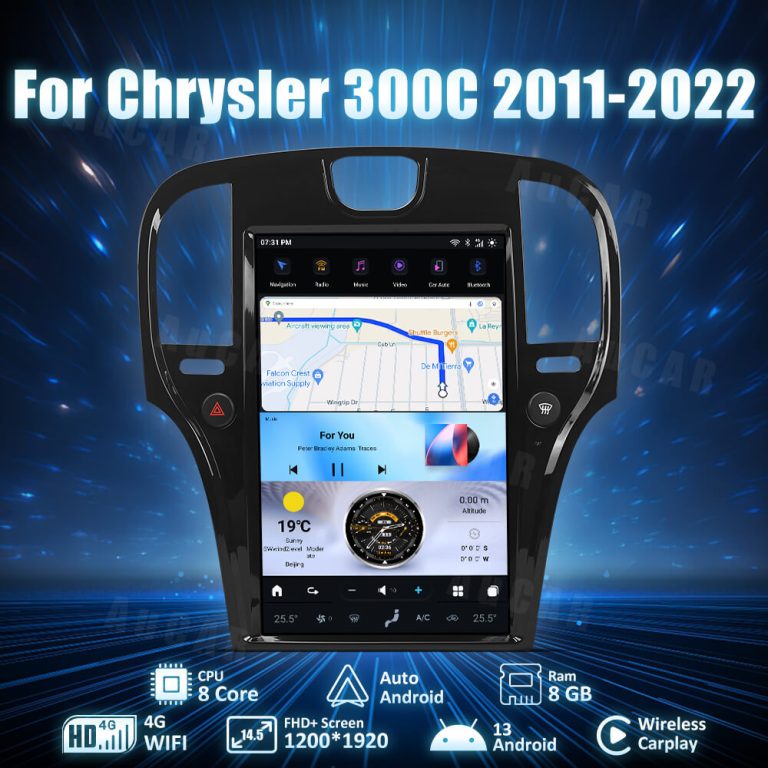 Aucar's Best Tesla Android 13 Aucar Chrysler 300C Android Module ...