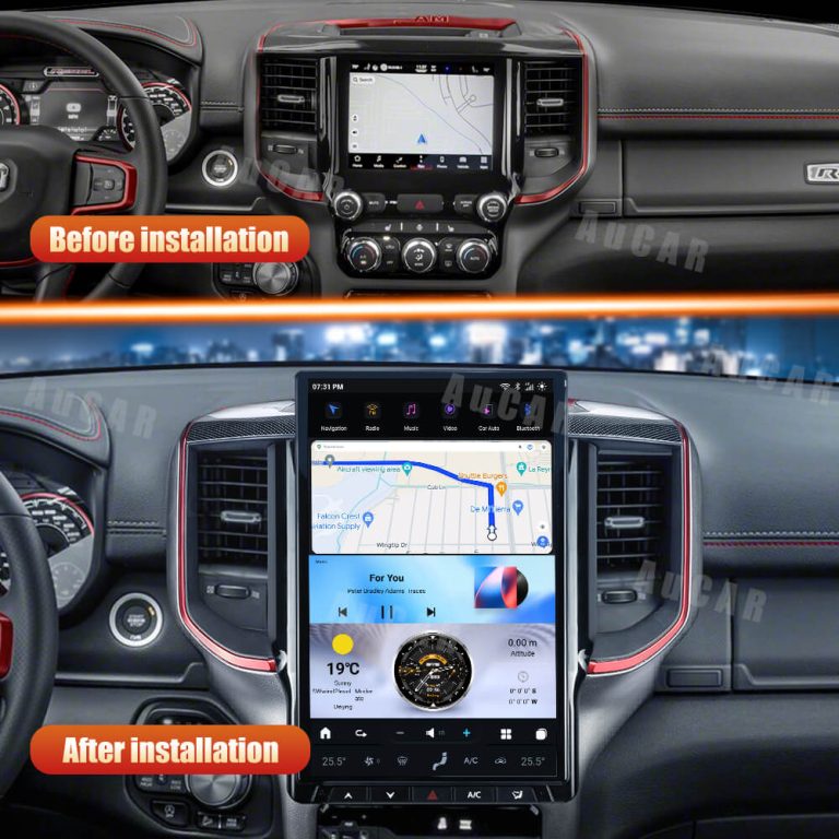 Aucar's Best Tesla Android 13 Aucar For Dodge RAM Android Module ...
