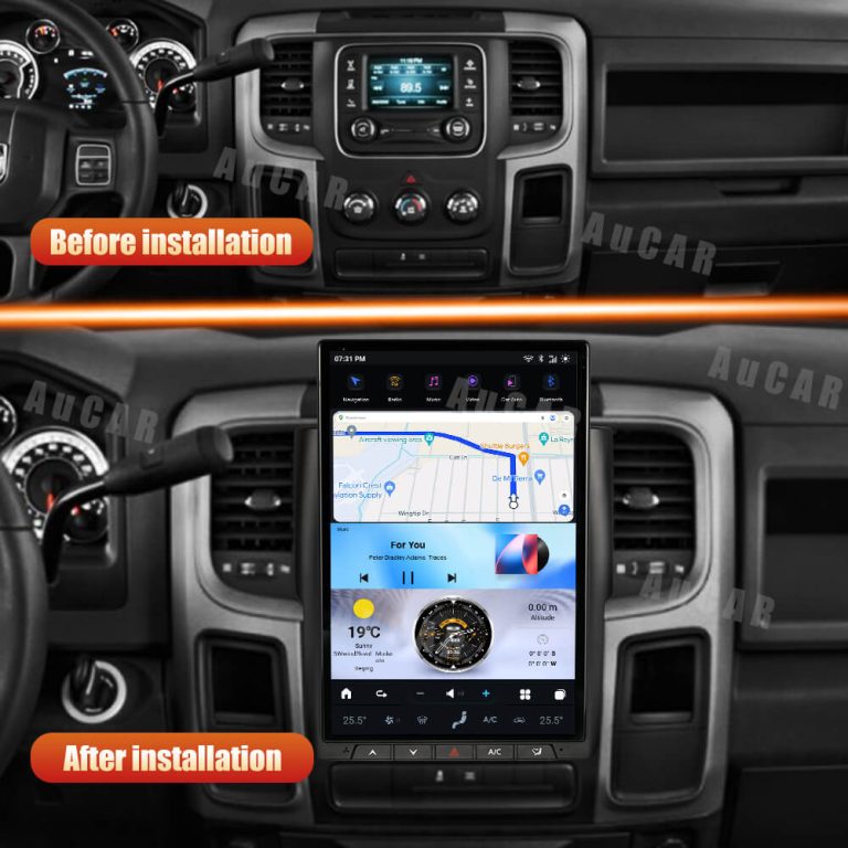 Aucar's Best Tesla Android 13 Aucar For Dodge RAM Android Module ...