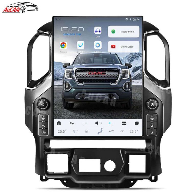 AuCar Tesla Android 15.6″ Car Radio For Chevrolet Silverado GMC Sierra ...
