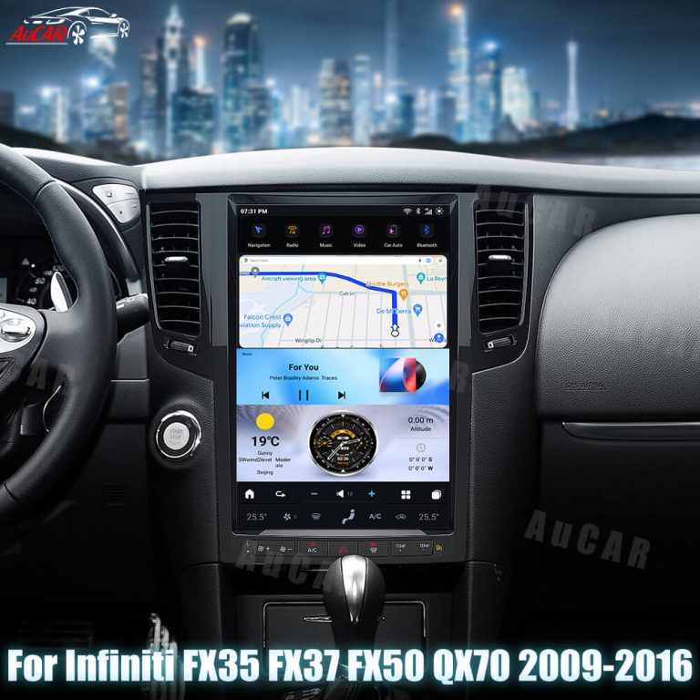 Aucar's Best Tesla Android 13 Aucar Infiniti FX35 FX37 FX50 QX70 2009 ...