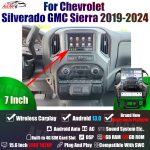 AuCar Tesla Android 15.6″ Car Radio For Chevrolet Silverado GMC Sierra ...