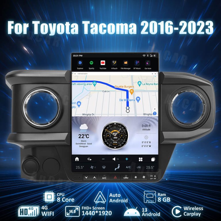Aucar's Best Tesla Android 13 Aucar Toyota Tacoma 2016-2023 Android ...