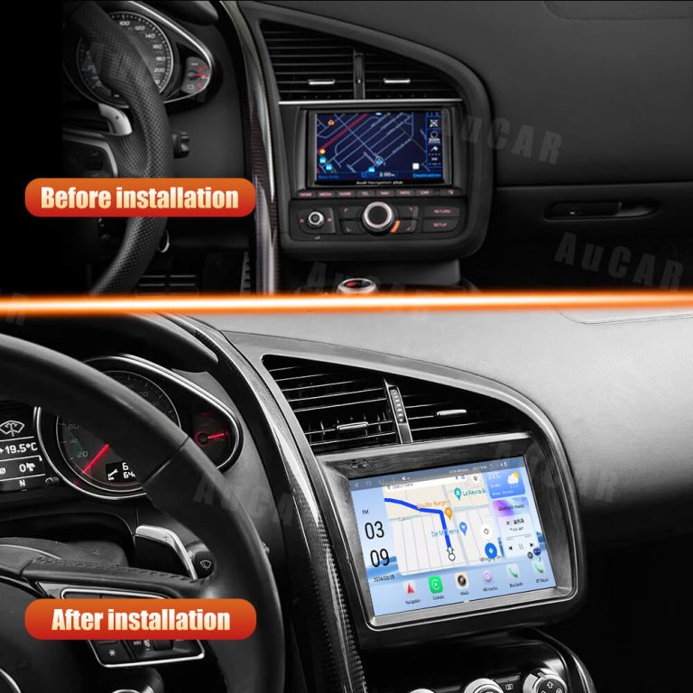 Best AuCar Audi R8 2007-2015 Android 13 head unit | Aucarauto