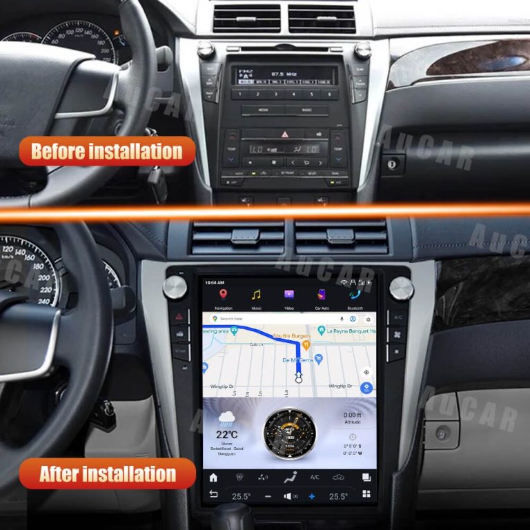 Aucar's Best Tesla Android 13 Aucar Toyota Camry 2012-2016 Android ...