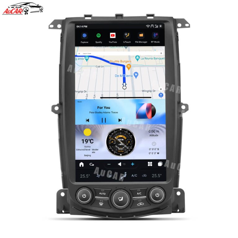 AUCAR Android 13.6“ Tesla Android System Car Radio Multimedia GPS ...