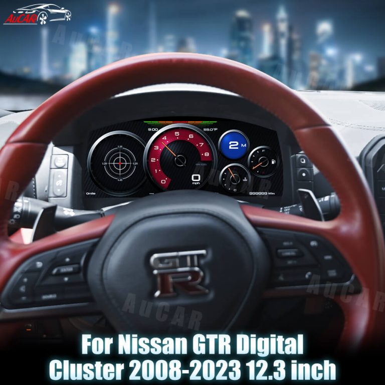 AuCAR 12.3" Linux Instrument Cluster for Nissan GTR 2008-2023 Digital ...