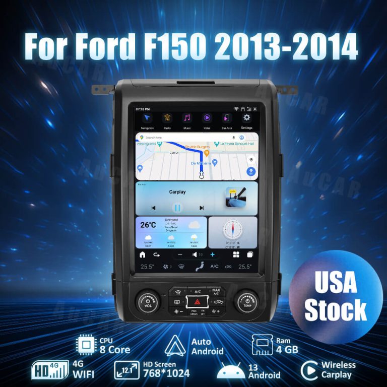 Aucar's Best Tesla Android 13 Aucar For Ford F150 F250 Raptor Android ...