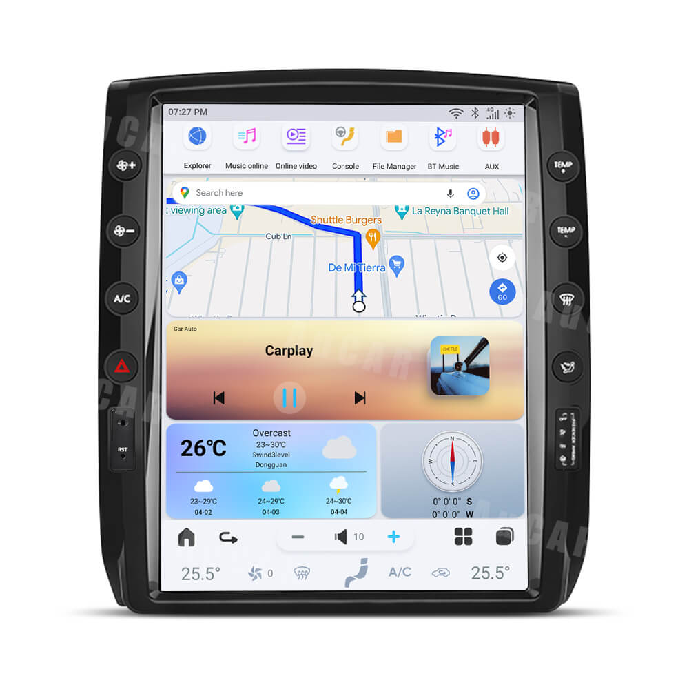 Best AuCar Tesla Android 13 13.6 inch Car Radio GPS Navi| Aucarauto