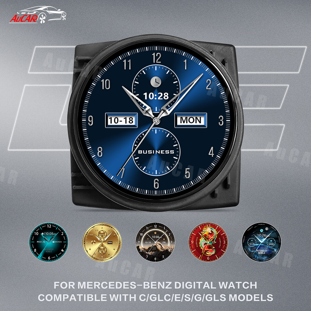 AUCARAUTO Mercedes-Benz Digital Watch compatible with C/GLC/E/S/G/GLS ...