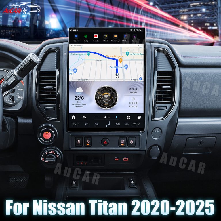 Aucar's Best Tesla Android 13 Aucar For Nissan Titan 2020-2025 | Aucarauto