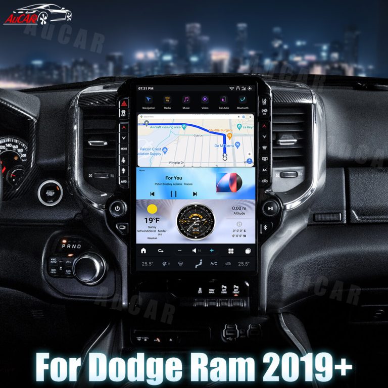 Aucar's Best Tesla Android Aucar Dodge Ram 2019+ Android Module | Aucarauto