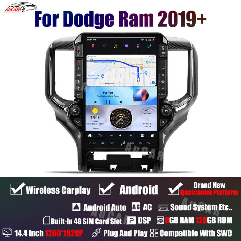 Aucar's Best Tesla Android Aucar Dodge Ram 2019+ Android Module | Aucarauto